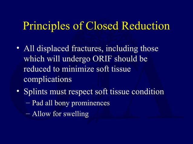 G09 crc, traction, casts | PPT