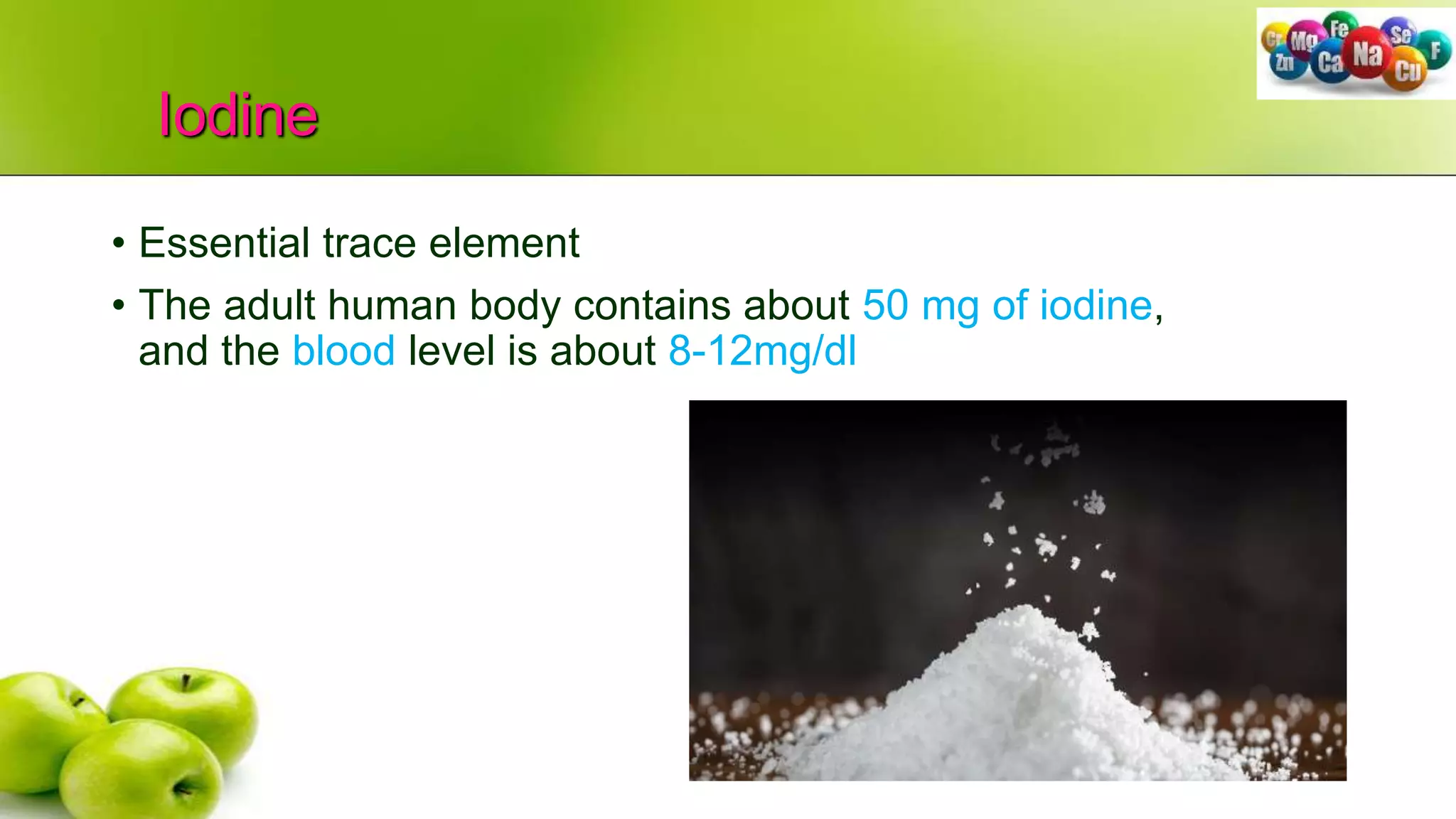 Minerals in Food | PPT