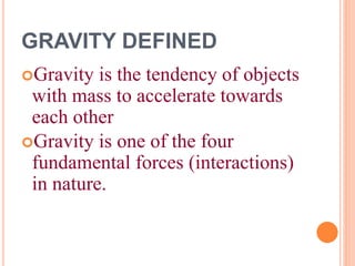 GRAVITY | PPT