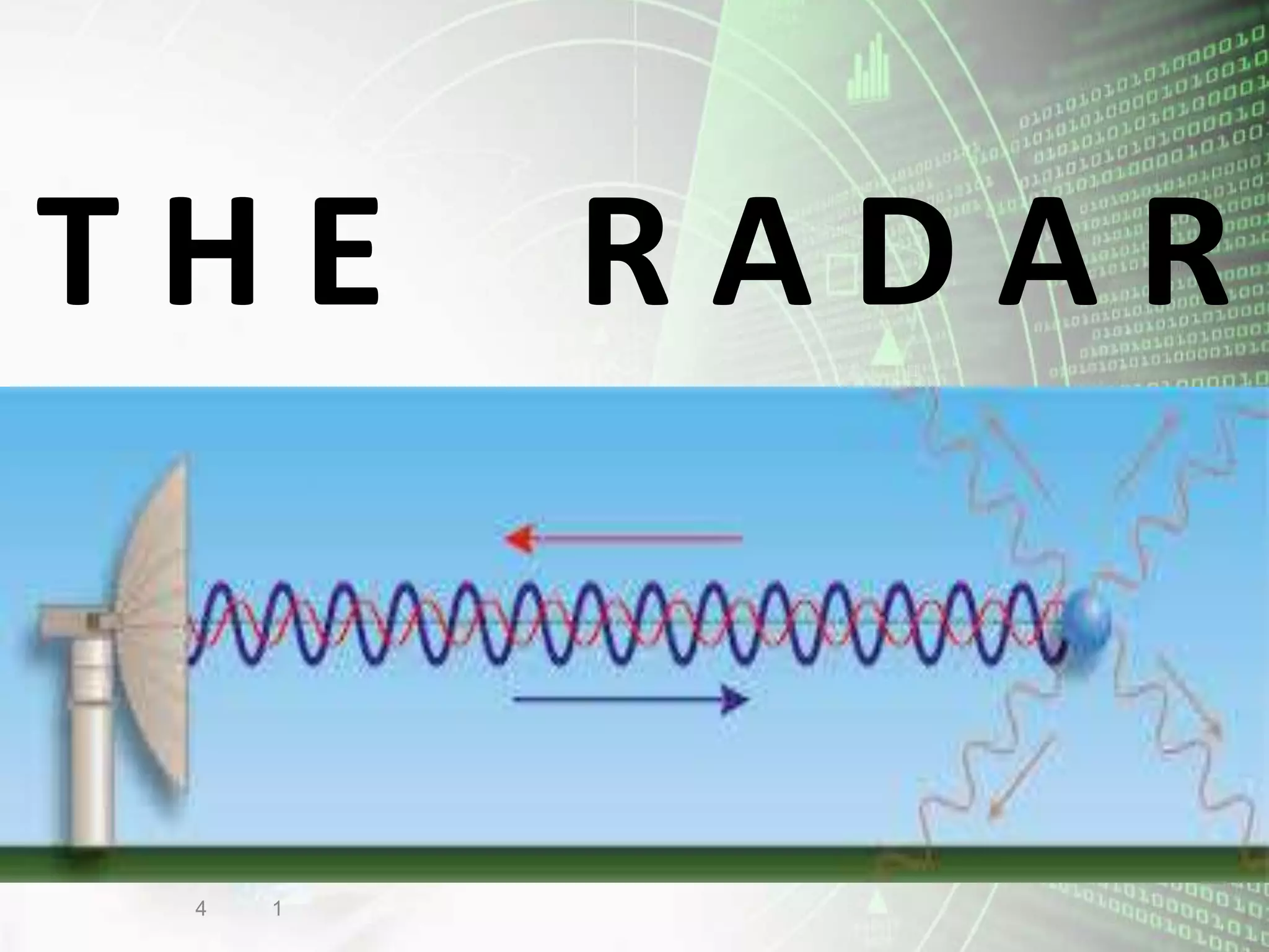 Radar presentation | PPTX