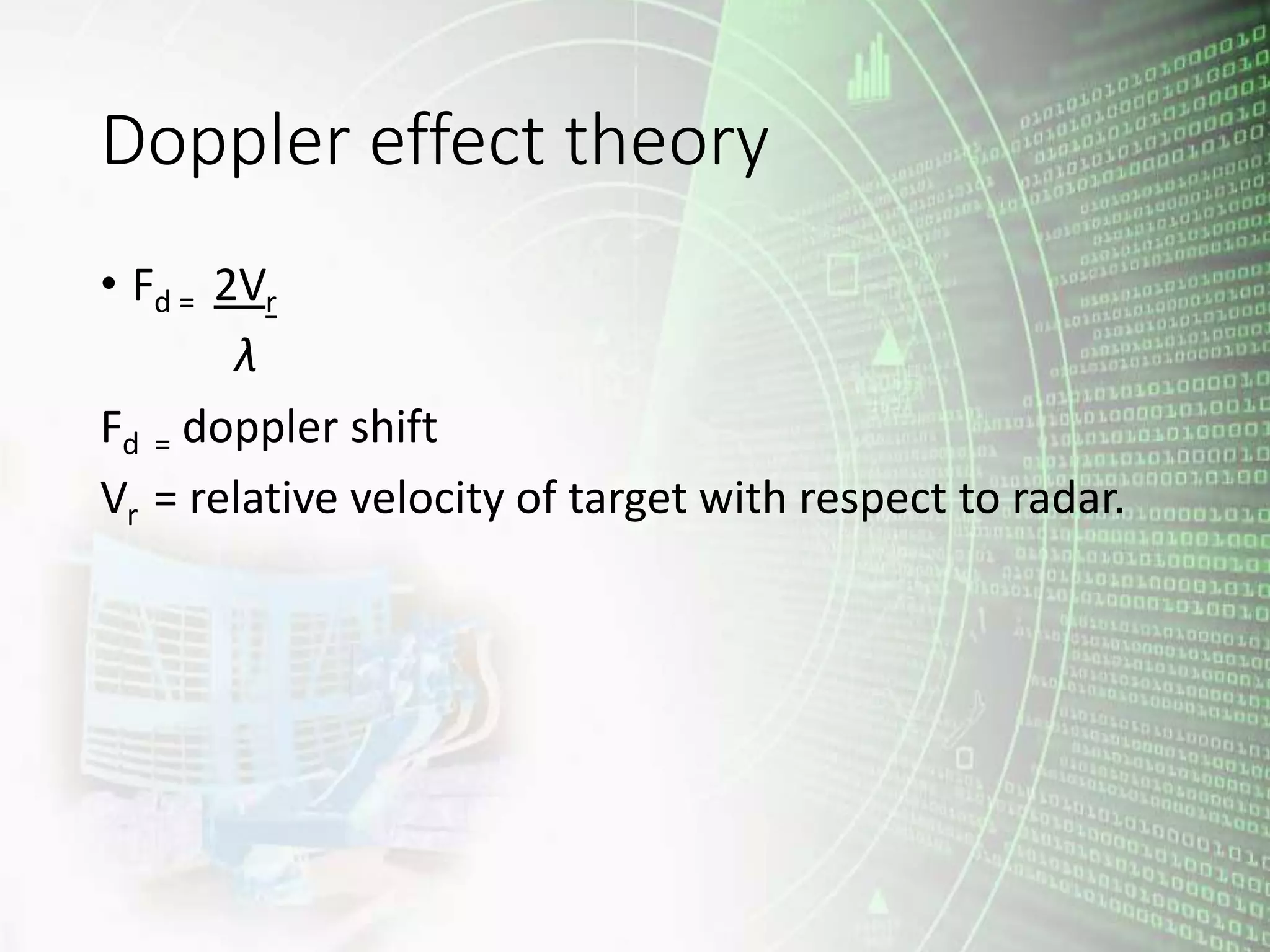 Radar presentation | PPTX