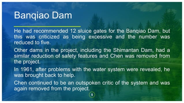 Banqiao Dam Failure | PPTX