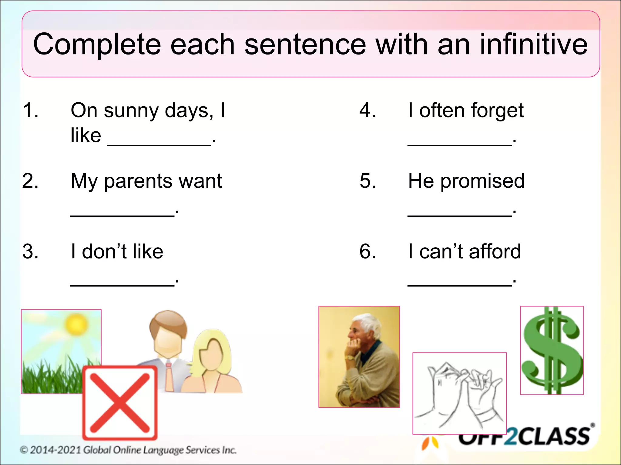 Teaching Infinitives: A Free Introductory ESL Lesson Plan | PDF