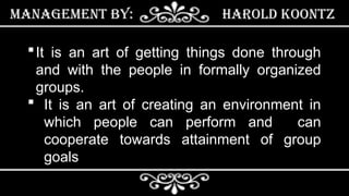 PERSONALITIES AND DEFINITIONS OF MANAGEMENT CFLM2 | PPTX