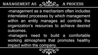 PERSONALITIES AND DEFINITIONS OF MANAGEMENT CFLM2 | PPTX