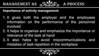 PERSONALITIES AND DEFINITIONS OF MANAGEMENT CFLM2 | PPTX