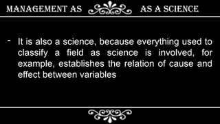 PERSONALITIES AND DEFINITIONS OF MANAGEMENT CFLM2 | PPTX