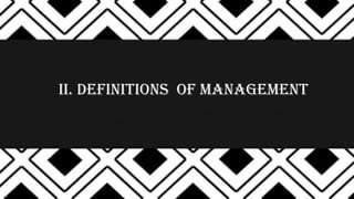 PERSONALITIES AND DEFINITIONS OF MANAGEMENT CFLM2 | PPTX