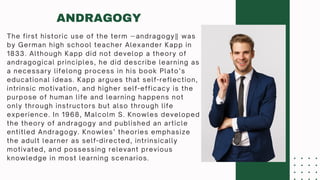 G1-EDUC323.pdf.pdf Group 1 Andragogy and its implications | PPT
