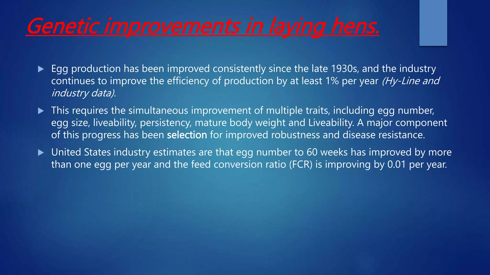 G1 - Genetic Improvement in Poultry..pptx