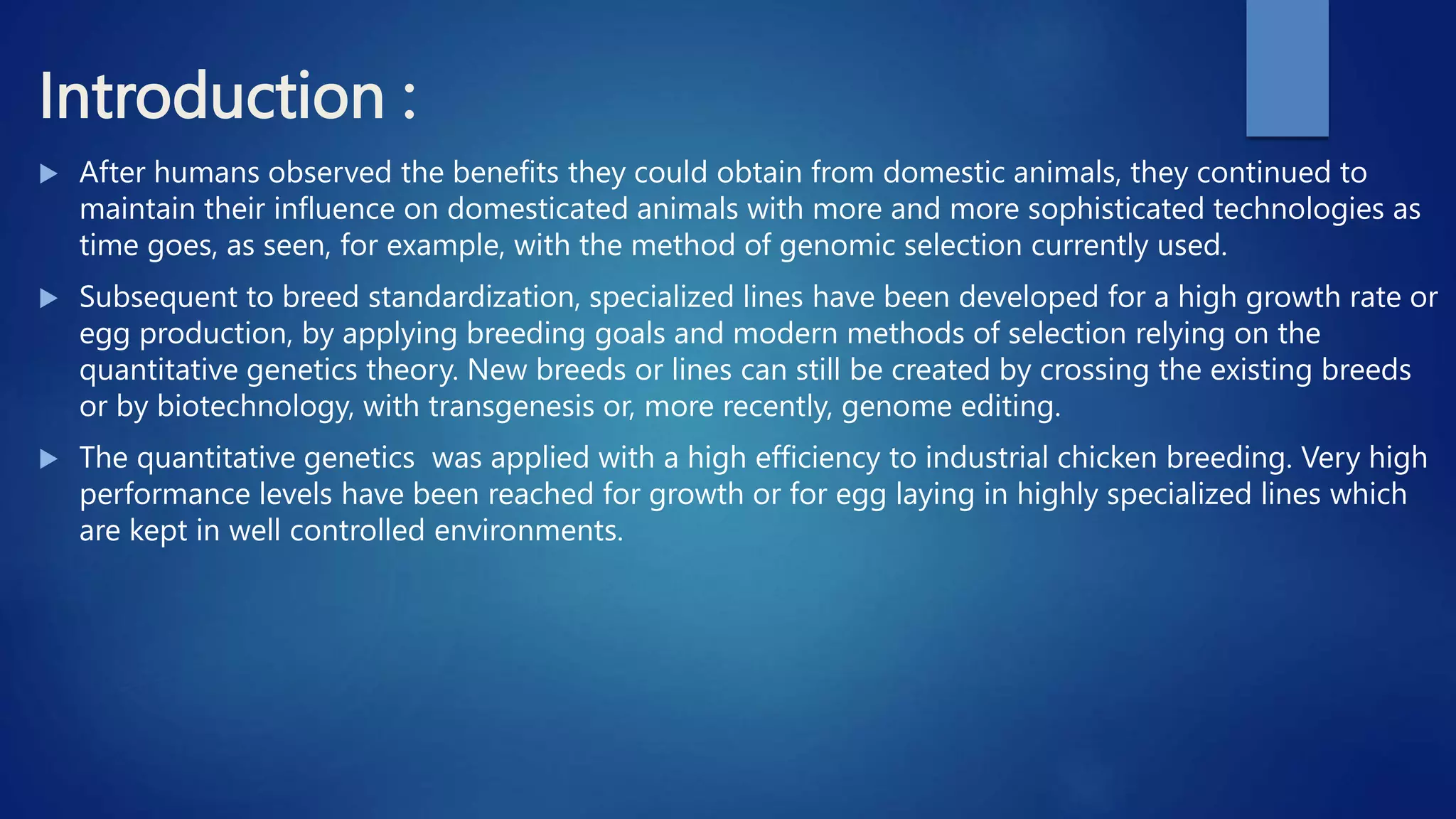 G1 - Genetic Improvement in Poultry..pptx