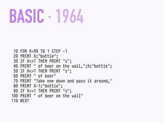 Por qué los lenguajes de programación hipsters importan | PPT