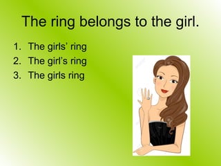 plural-possessives for elementary school students | PPT