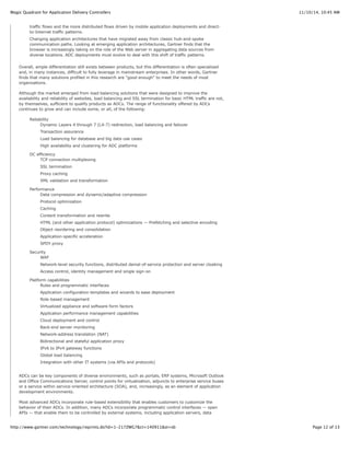 G10.2014 magic quadrant for application delivery controllers | PDF