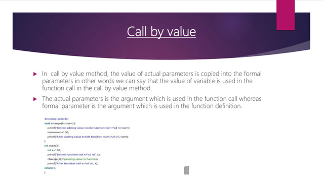 Fundamentals Of Pointers In C Pptx Programming Languages Computing