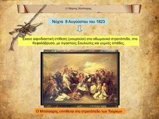 Ο Μάρκος Μπότσαρης | PPT