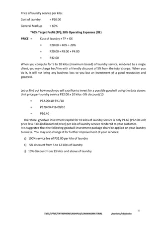 G10-2ND-Quarter-ENTREPRENEURSHIP grade 10 | PDF