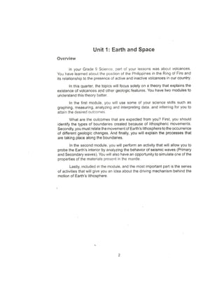 Grade 10 Science Learner's Material Activity 1: Find The Center | PDF