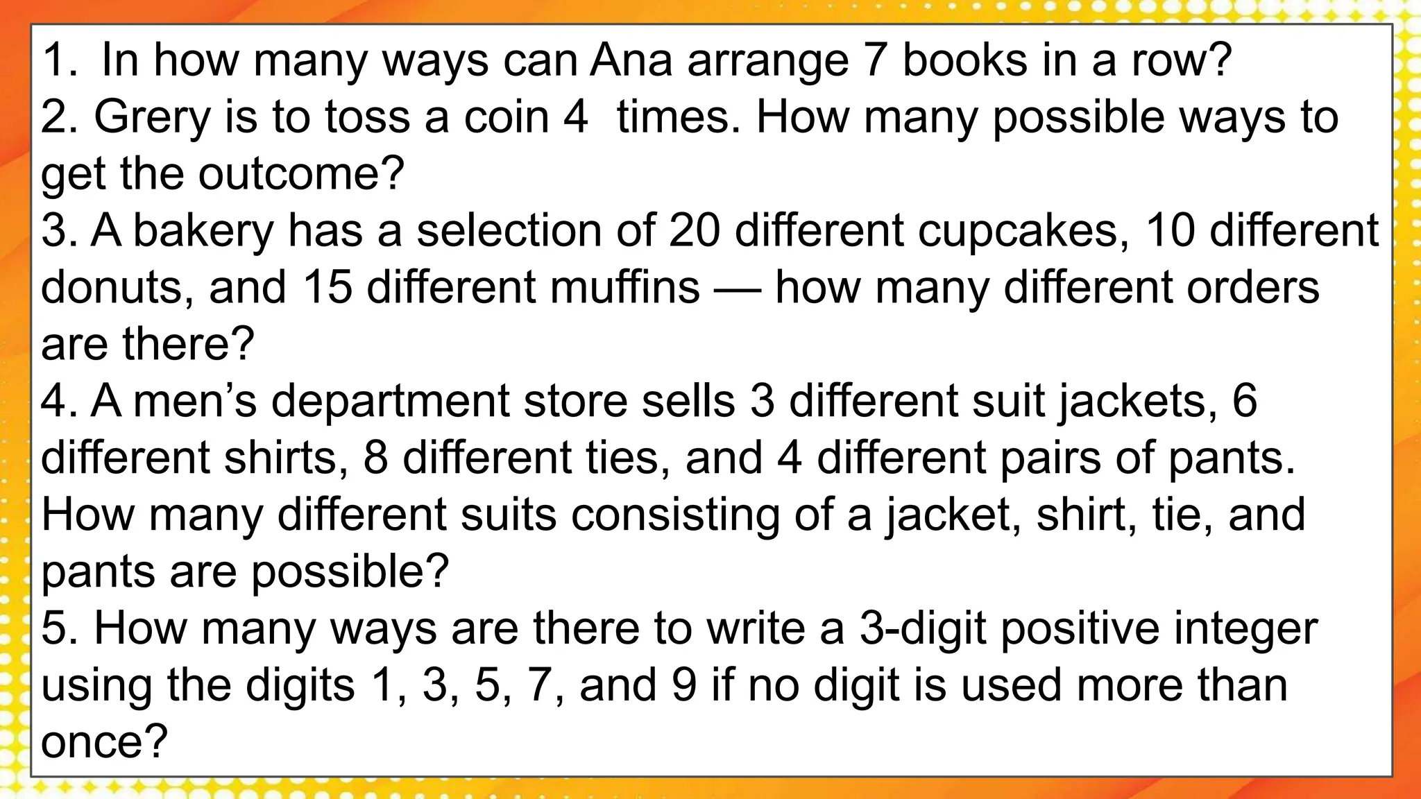 G10-MathQ3-Week-1. Fundamental Counting Principles | PPTX