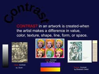 PRINCIPLES OF ART AS APPLIED IN MODERN A | PPT