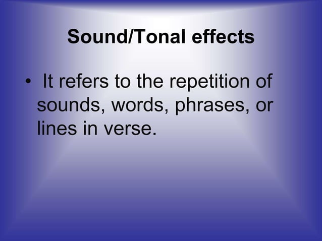 G10- Sound Devices.ppt | Poetry | Books and Literature