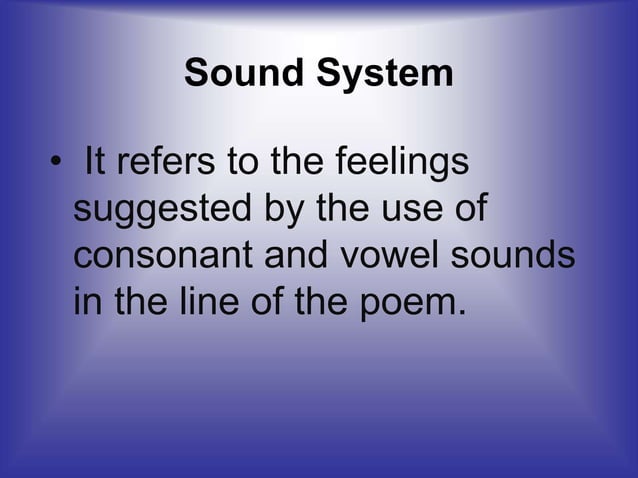 G10- Sound Devices.ppt | Poetry | Books and Literature