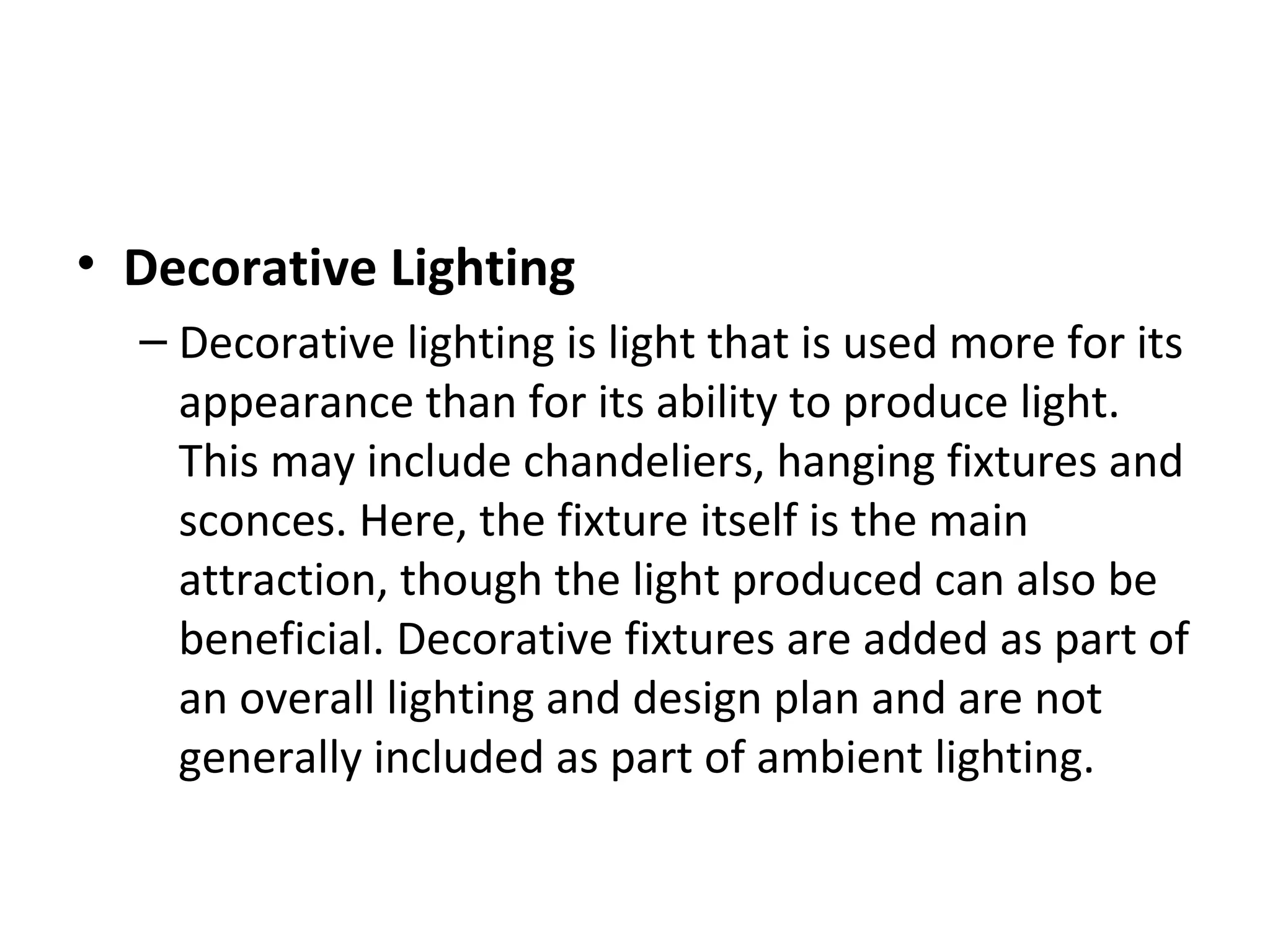 provision lights and ventilation | PPT