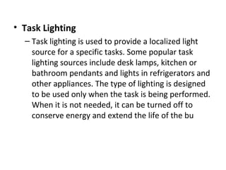 provision lights and ventilation | PPT