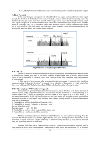 MATLAB Implementation of Scan-to-Scan Discriminator for the Detection of Marine Targets | PDF