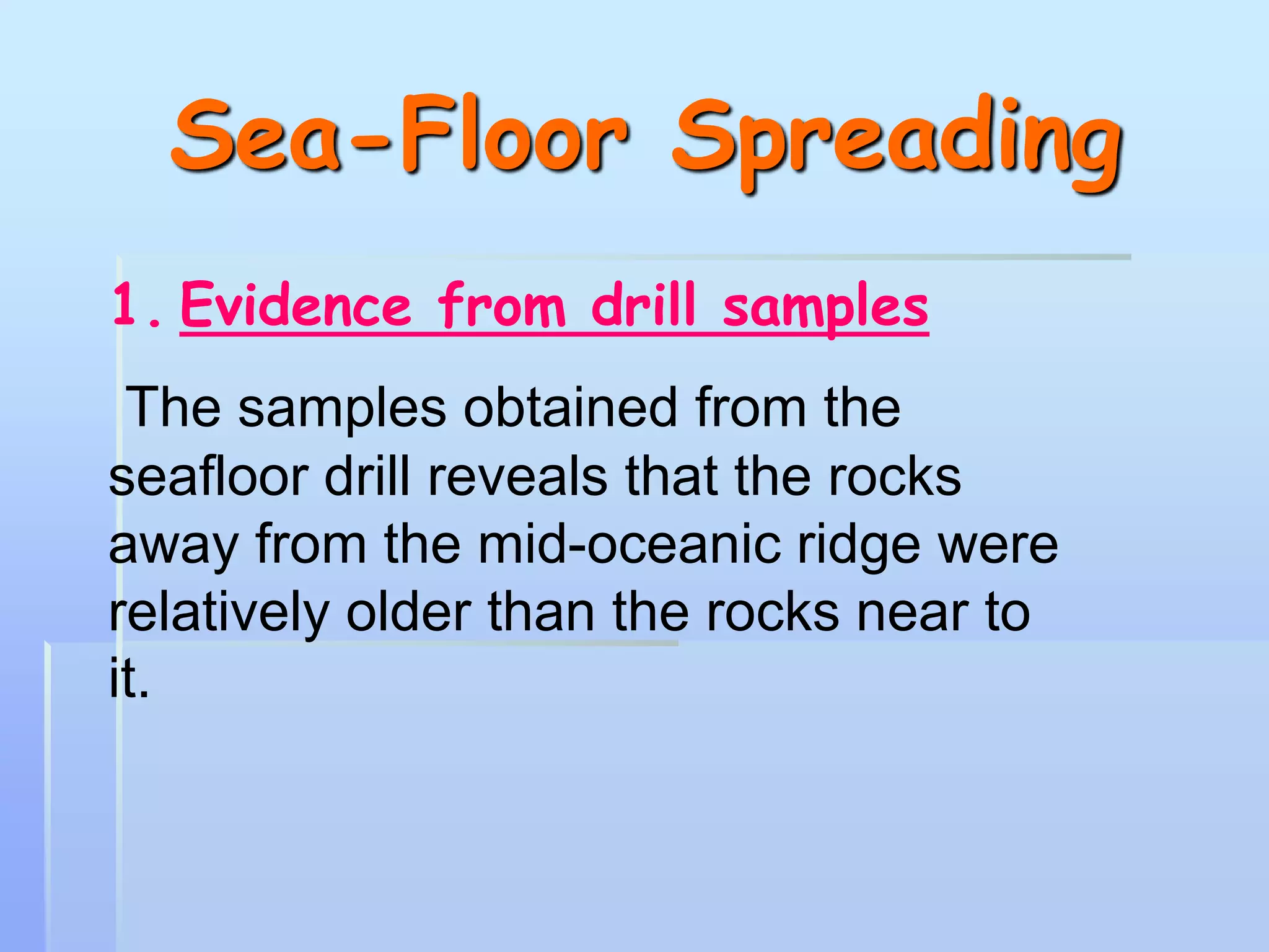 Seafloor Spreading Theory Ppt Free Download