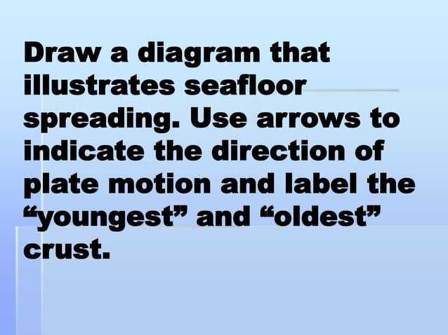 seafloor spreading theory | PPT