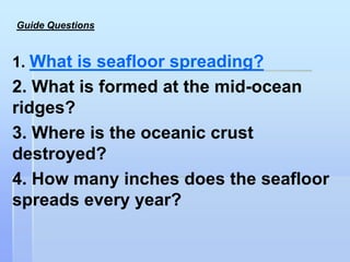 seafloor spreading theory | PPT