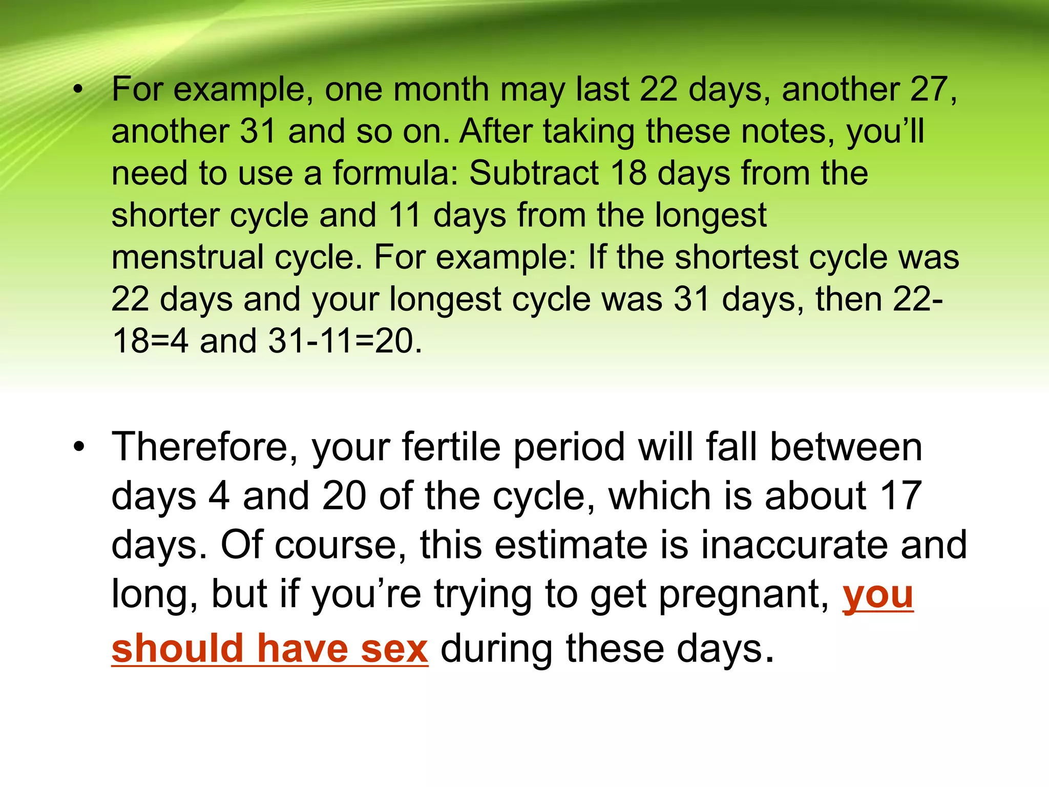 G10 menstrual cycle ppt | PPT