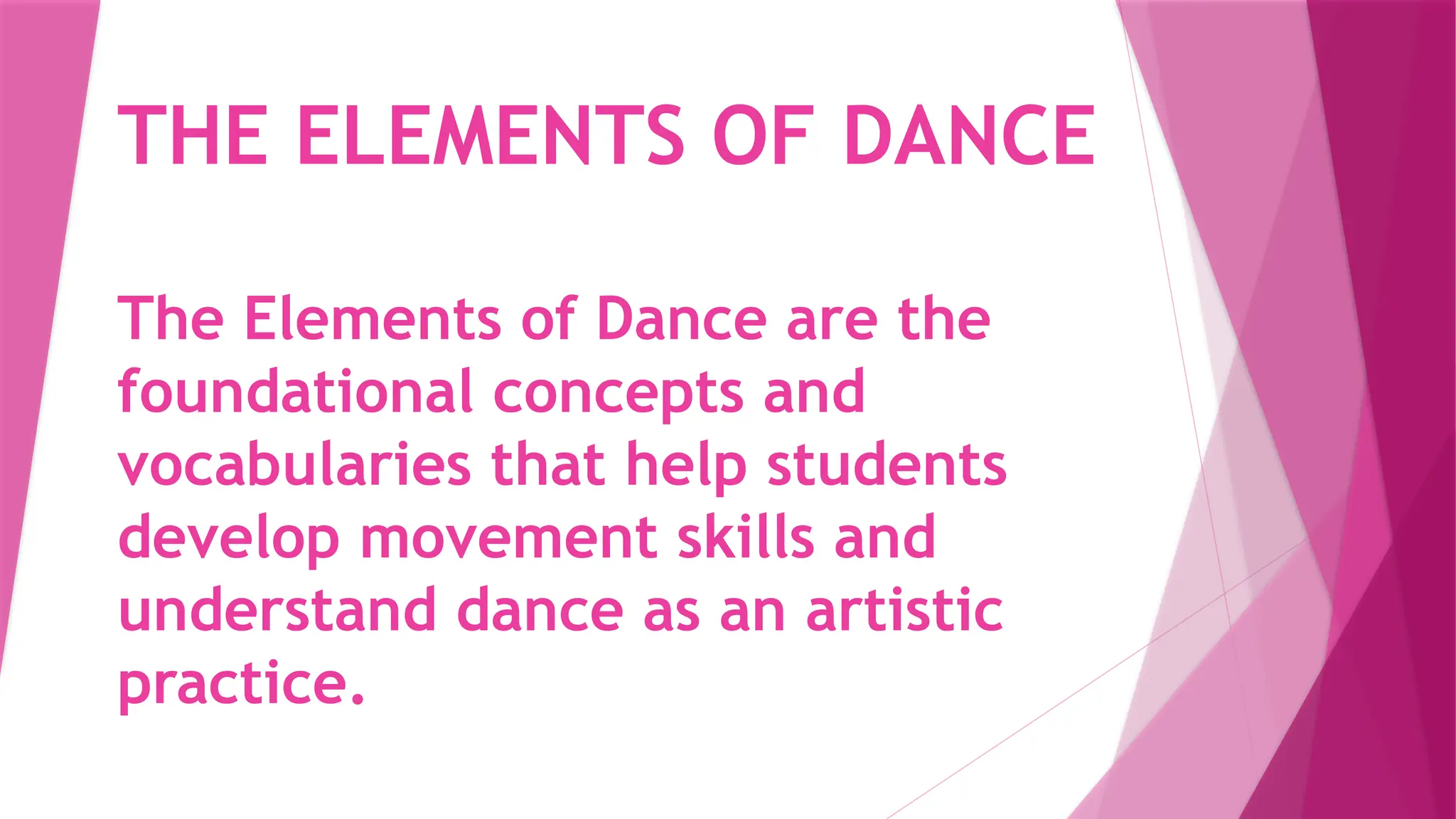 Introduction To Contemporary Dance And Basic Hand Movements | PPTX