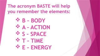 Introduction To Contemporary Dance And Basic Hand Movements | PPT