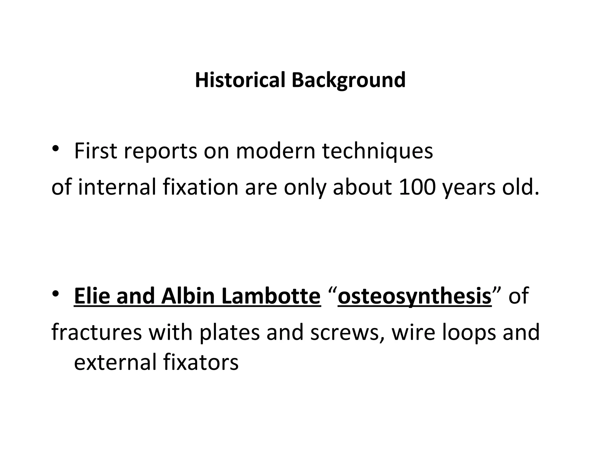 principles of internal fixation | PPT