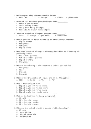 G10 mapeh week 7 and 8 performance task 1st quarter copy copy | DOCX