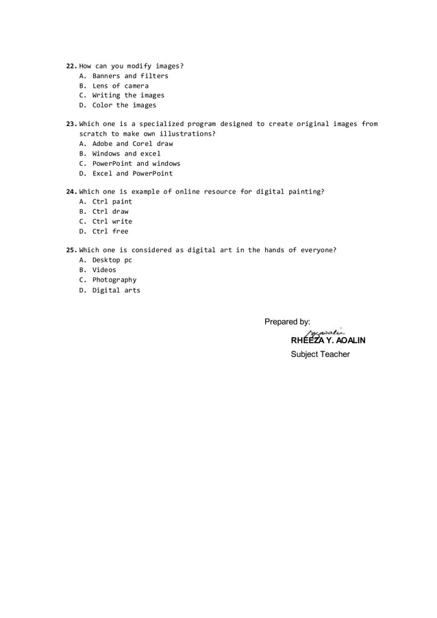 G10 mapeh week 7 and 8 performance task 1st quarter copy copy | DOCX ...