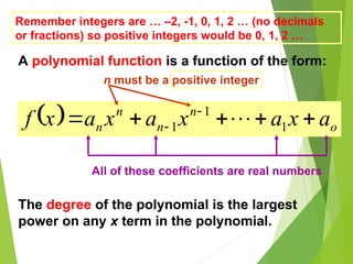 G10 Math Q2- Week 1- Polynomial Functions.ppt | Computing | Technology & Computing