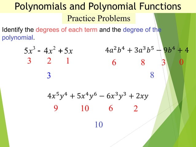 G10 Math Q2 Week 1 Polynomial Functions Ppt
