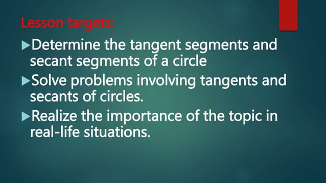 G10 Math Q2 Week 6 Proves Theorems On Secant And Tangent Pptx