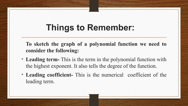G10 Math Q2 Week 1- Graph of Polynomial Functions.pptx | Physics | Science