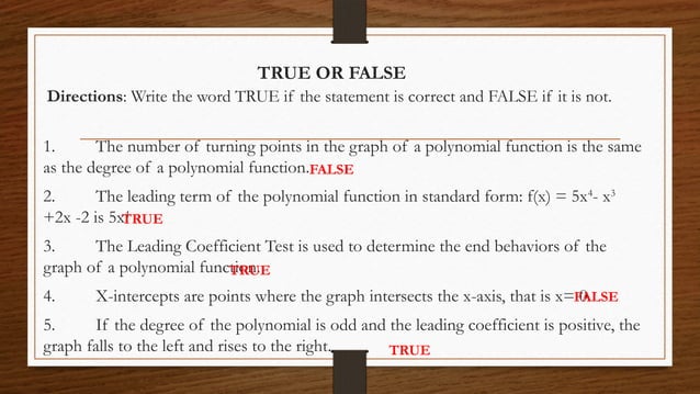 G10 Math Q2 Week 1- Graph of Polynomial Functions.pptx | Physics | Science