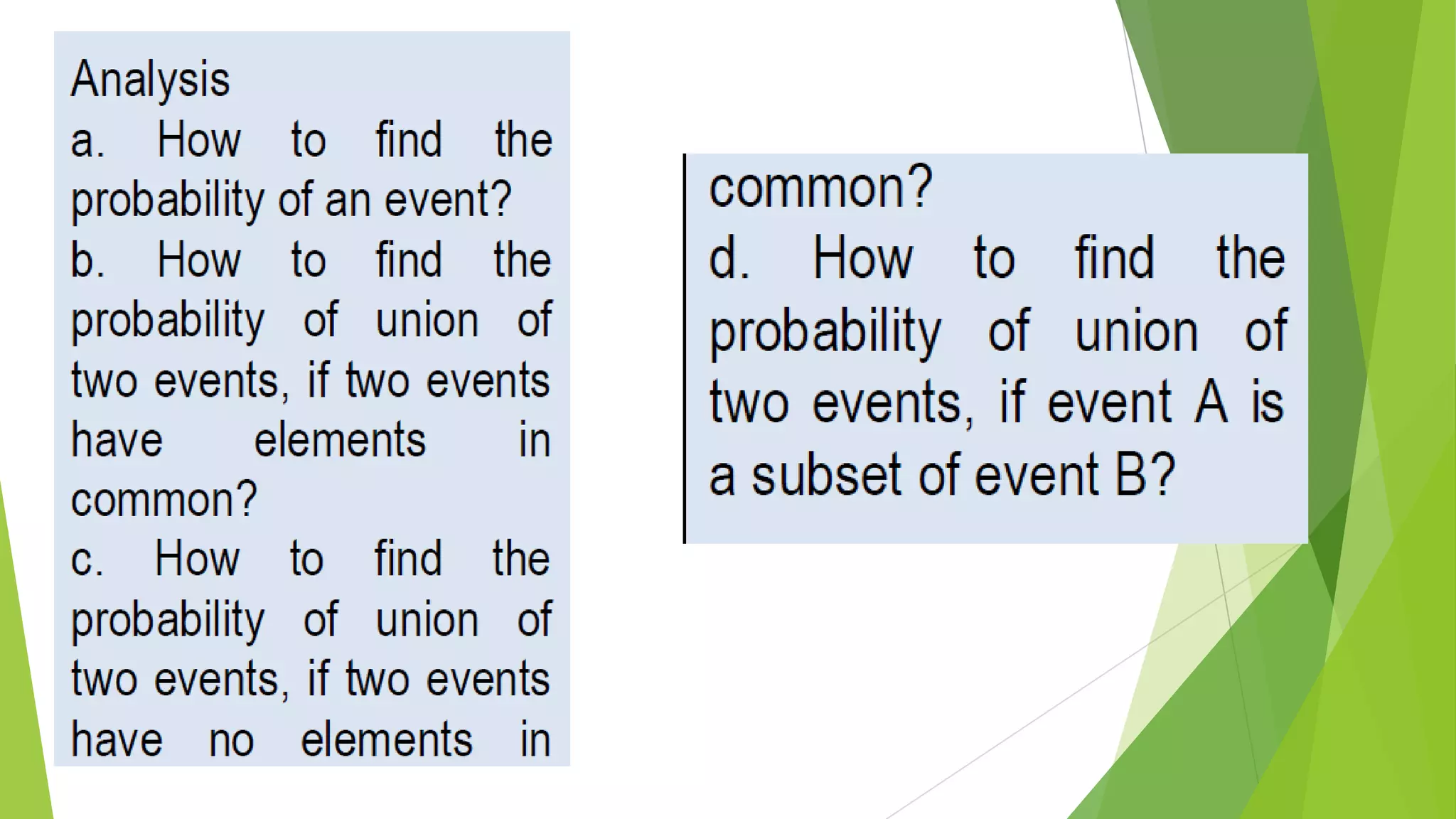 G10 Math Q3- Week 9- Mutually Exclusive Events.ppt