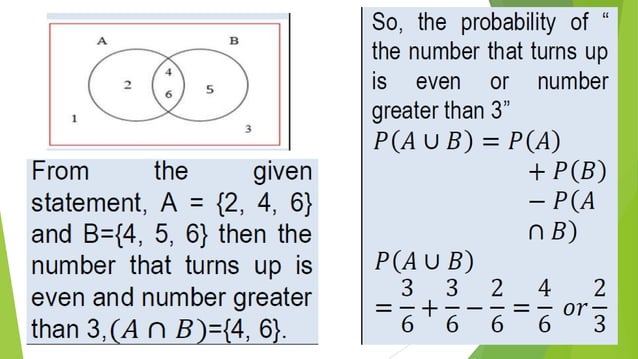 G10 Math Q3- Week 9- Mutually Exclusive Events.ppt | Chemistry | Science