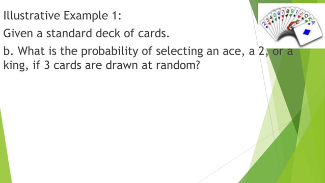 G10 Math Q3- Week 9- Mutually Exclusive Events.ppt | Chemistry | Science