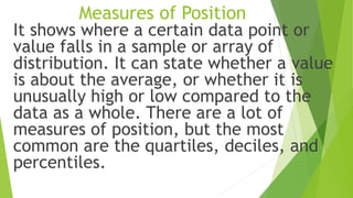 G10 Math Q4 Week 8 Other forms of position of measure.pptx