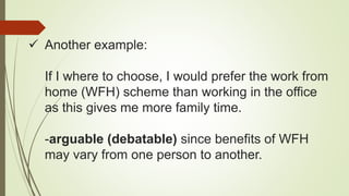 G10 MOLAVE ENGLISH REPORT. claims, facts policy and valeupptx | PPT