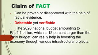 G10 MOLAVE ENGLISH REPORT. claims, facts policy and valeupptx | PPT