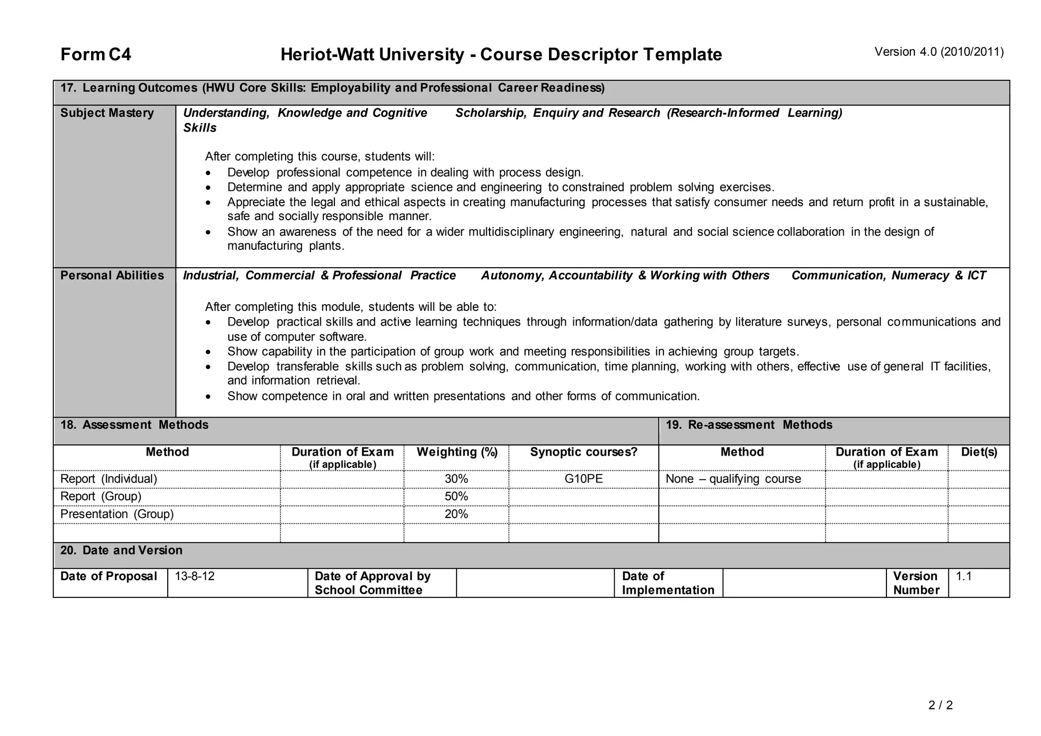 G10 pf design project b | DOCX | Education